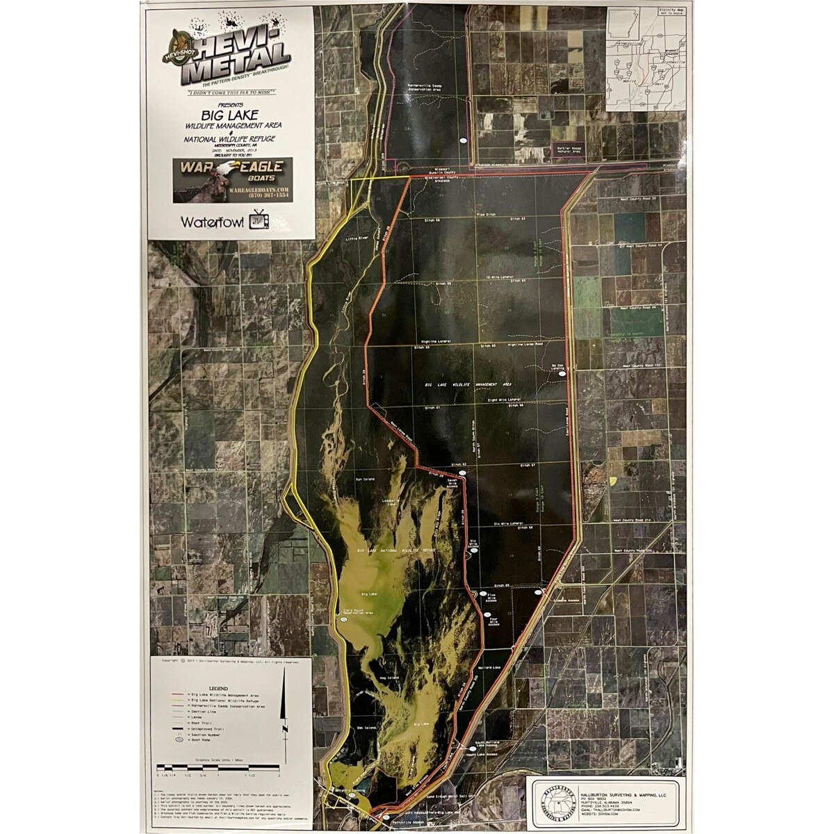GeoSpatial Innovations Aerial Hunting Map | Mack's Prairie Wings